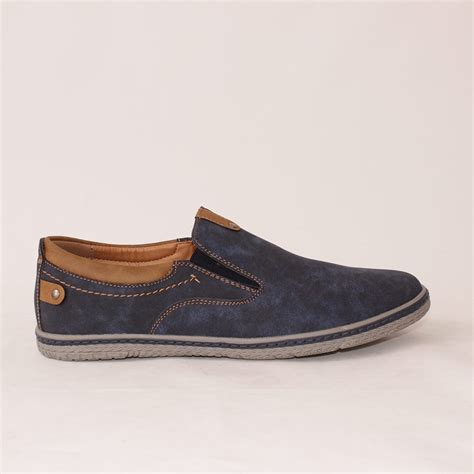 МЪЖКИ СИНИ ОБУВКИ БЕЗ ВРЪЗКИ Vendemi Обувки Онлайн