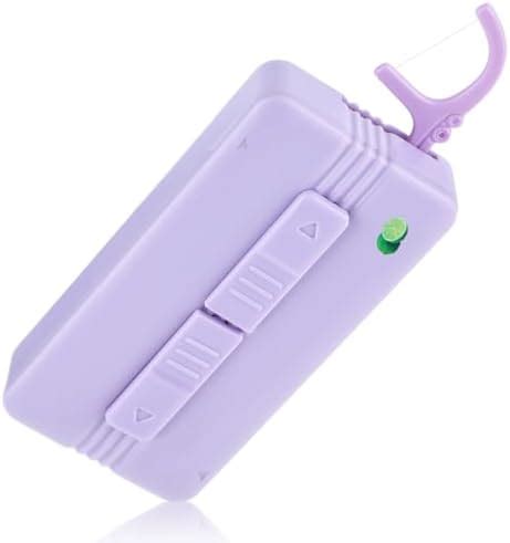 Amazon Com WLLHYF Portable Floss Picks Case Dental Floss Dispenser Refillable Floss Stick