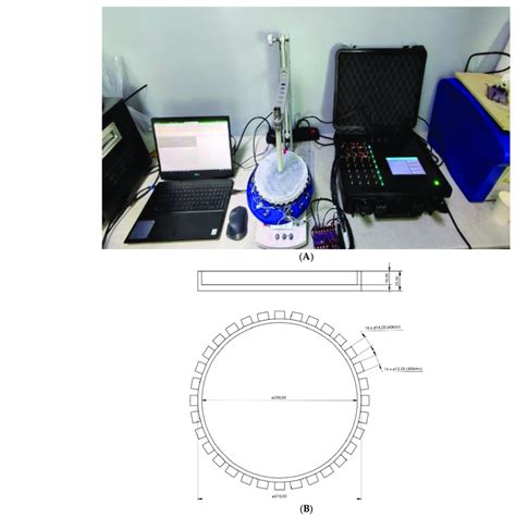 The Experimental Setup Including A Ust System And Sensor And B Skin Download Scientific