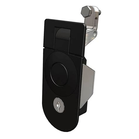 Push Button Lock Large Black