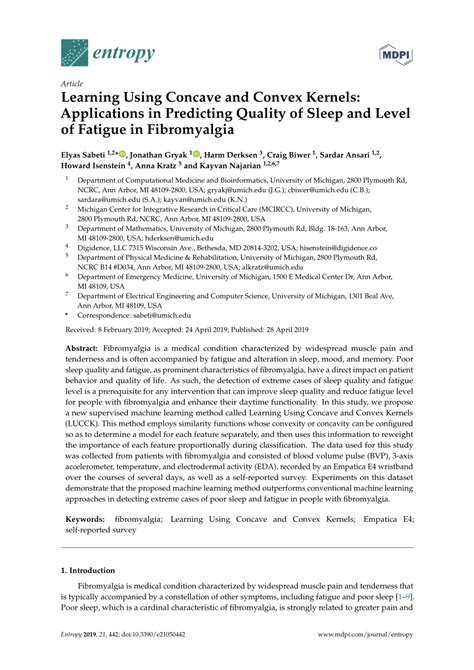 Pdf Learning Using Concave And Convex Kernels Applications In Predicting Quality Of Sleep And