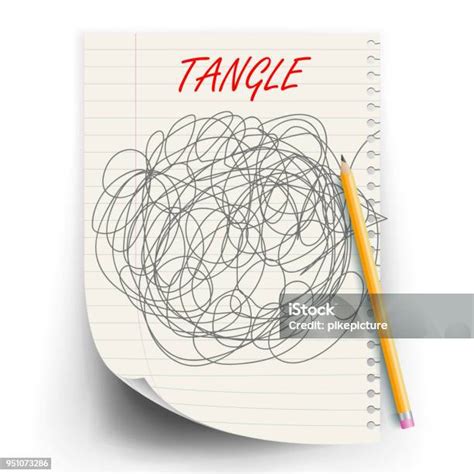 복잡 하 게 얽힌 갈 겨 쓰다 스케치 벡터입니다 원 그리기 얽힌된 혼란 낙서입니다 마음 Brainwork입니다 구형 개요입니다 일러스트 레이 션 문제에 대한 스톡 벡터 아트