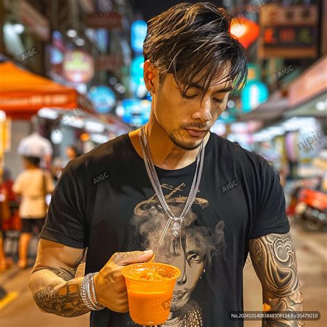 Ai创作图背心大叔 古惑仔 潮品潮男 港式阿华田 港式休闲 胡渣颓废 年轻人饮品店 短袖t恤男士上衣图案 抠图英俊 尖沙咀艺人 个性潮酷形象设计 夏日大叔 潮t 街潮t恤 炫酷t恤nipic