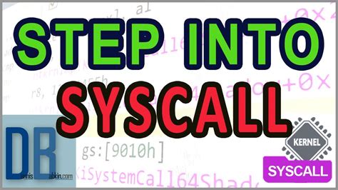 How To Step Into A SYSCALL With A Debugger Via Kernel Binary Patch Reverse Engineering Win