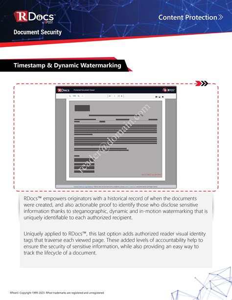 Timestamp And Dynamic Watermarking