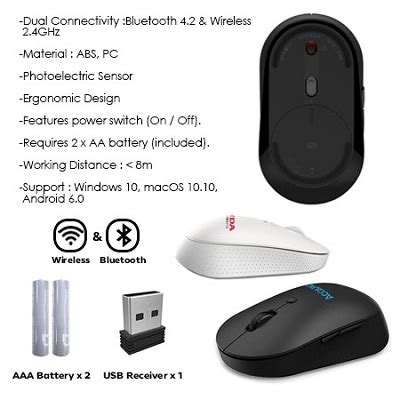 Bluetooth Wireless Silent Mouse BSGIFTS