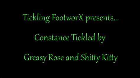 Constance Tickled By Greasy Rose And Kitty Tickling Footworx Clips4sale