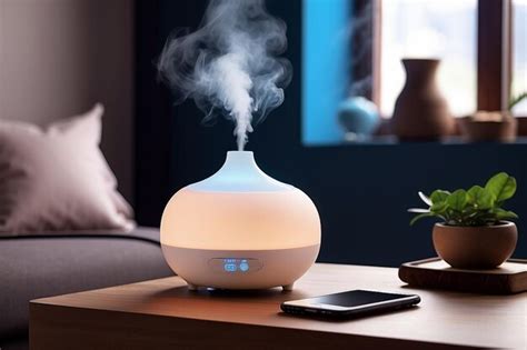 Premium Photo Electric Aroma Diffuser In The Room