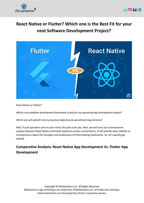 Ppt React Native Or Flutter Powerpoint Presentation Free Download