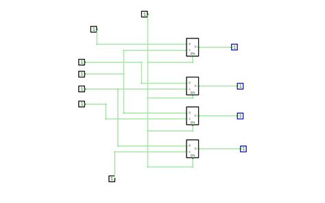 circuitverse 4 bit combinational circult shifter