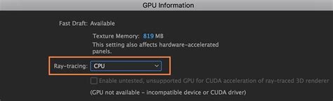 Unable To Allocate Memory Error After Effects