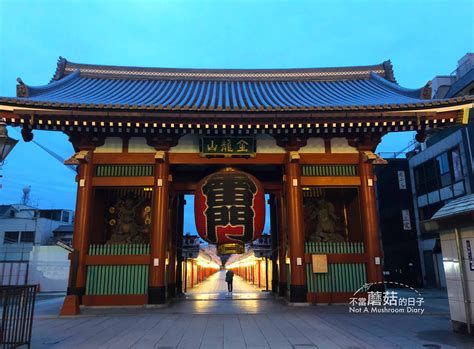 東京淺草東京的信仰中心雷門仲見世通淺草寺 不當蘑菇的日子 Not A Mushroom Diary