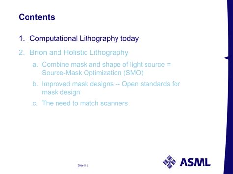 Contentscomputational Lithography Todaybrion And Holistic