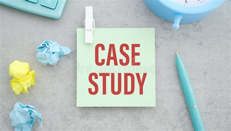 Case Study Memo Written On A Notebook Stock Image Image Of Professional Keypad 231545939