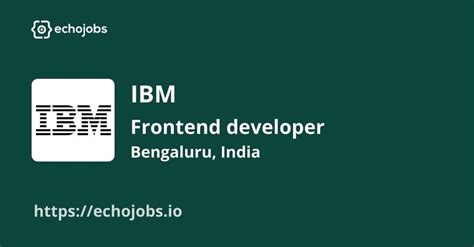 Hiring Frontend Developer Ims Web Ui Bengaluru India Rfrontenddevjobs