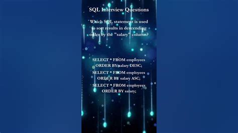 Sql Interview Questions And Answers Sqlinterviewquestions Sql Youtube