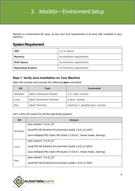 Mockito Tutorial Pdf