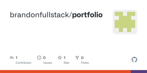 Github Brandonfullstackportfolio