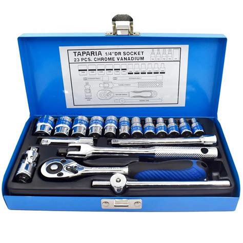 Taparia Socket Set 63mm 14 Square Drive S 14 17 Sockets And 6