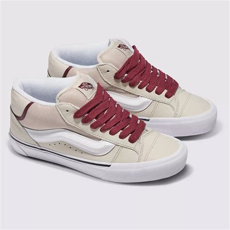 Vans Knu Mid Rainy Day Peach And Bones Skateshop