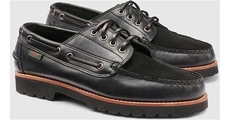 Gh Bass And Co Ranger Leathersuede Camp Moc Shoes In Black For Men Lyst