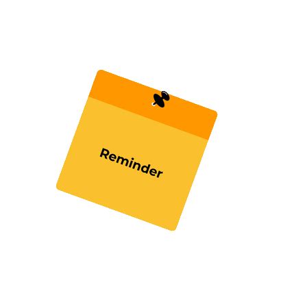 Reminder Clipart 