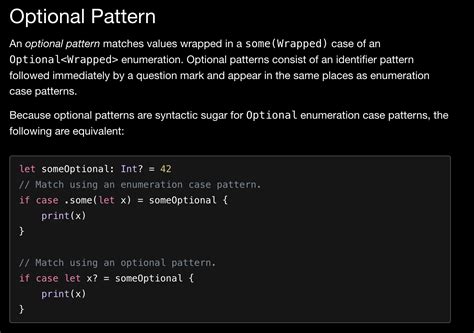[swift] Enum 3 3 Optional Pattern
