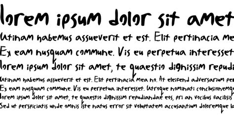 Bad Handwriting 72 Regular Download For Free View Sample Text