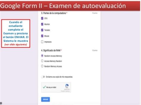 Las Tic Examen En Google Form