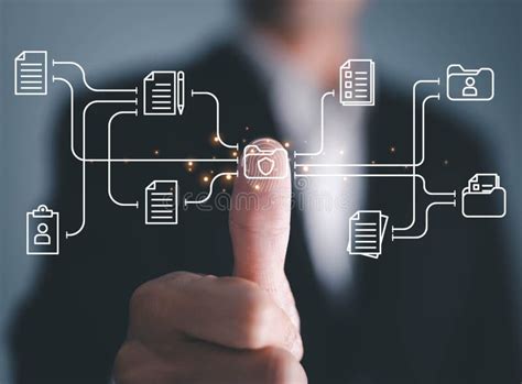 Document Management System Concept Online Document File Data Software