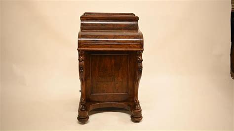Video Video Canonbury Victorian Davenport Desk Pop Up Mechanism 1860
