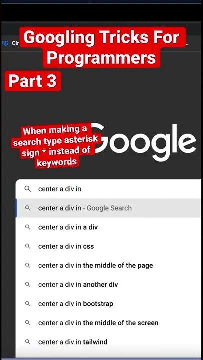 Googling Tricks For Programmers Part 3 Programming Coding Youtube