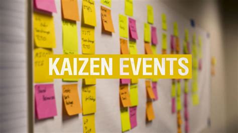 When And How To Use Kaizen Events
