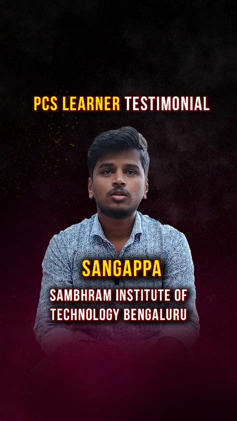 algorithms365 hear from sangappa pcs learner about his experience with algorithms365 and