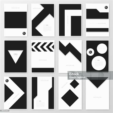 브로셔 템플릿 레이아웃 표지 디자인 비즈니스 연례 보고서 전단지 잡지 0명에 대한 스톡 벡터 아트 및 기타 이미지 0명 검은색 검정색 배경 Istock