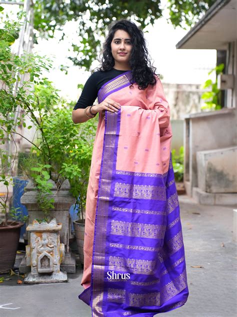 Pink And Purple Kalyani Cotton Saree
