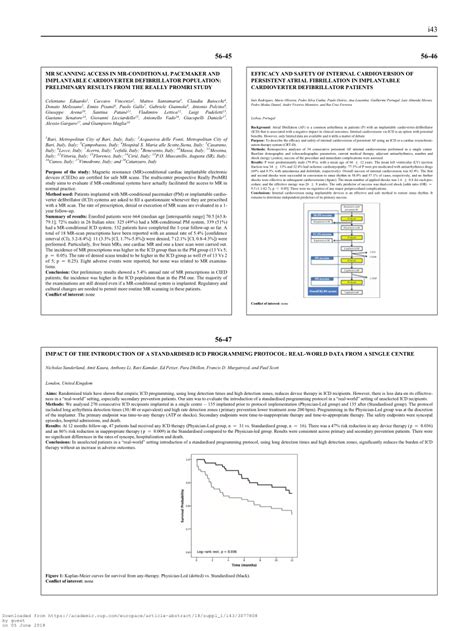 PDF Impact Of The Introduction Of A Standardised ICD Programming Protocol Real World