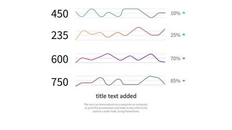 Capturing Line Graph With Vibrant Colors In A Screenshot Powerpoint Template Free Download