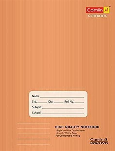 Kokuyo Camlin Notebook A4 Notebook Single Line 172 Pages Price In India