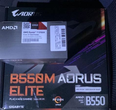 Kit Upgrade Gamer Kit B550M Aorus Elite Ryzen 7 5700G SEM VIDEO