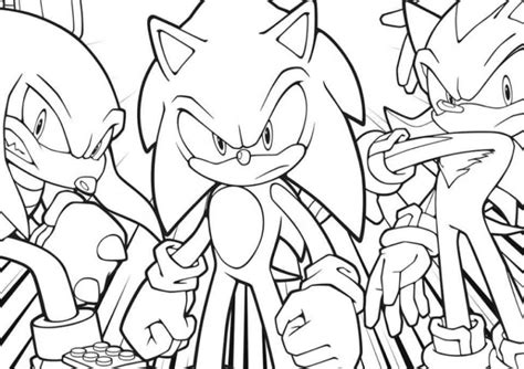 Aventuras Para Colorir Sonic E Amigos Para Imprimir E Colorir