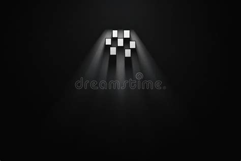 Monochrome Gradient Background With Grainy Texture And Dark Gray Noise For Retro Design And Copy