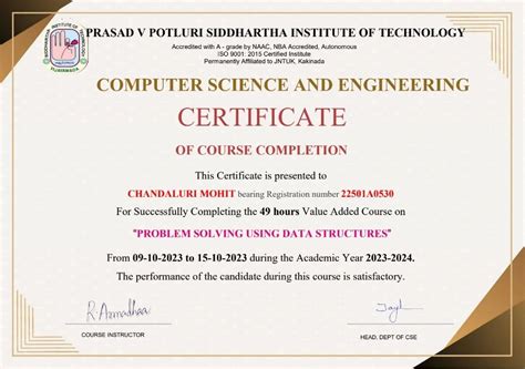 Completed Data Structures Course Mohit Ch Posted On The Topic Linkedin