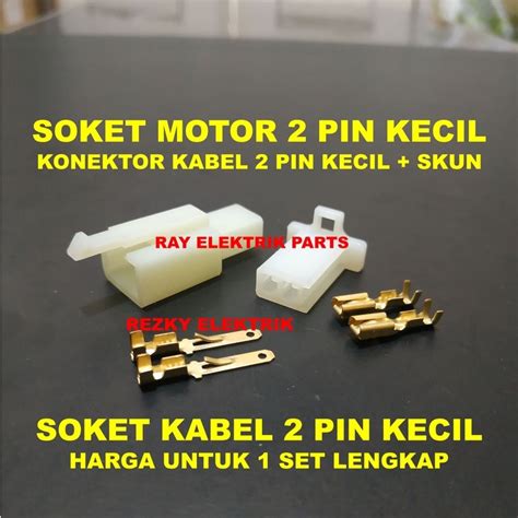 Jual Soket Pin Soket Konektor Socket Connector Kabel Gepeng Kecil Konektor Kabel Pin Nylon