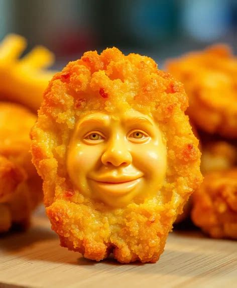 Chicken Nugget With Man Image Free Ai Generator Makepix