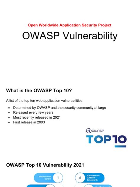 Owasp Vulnerability Pdf