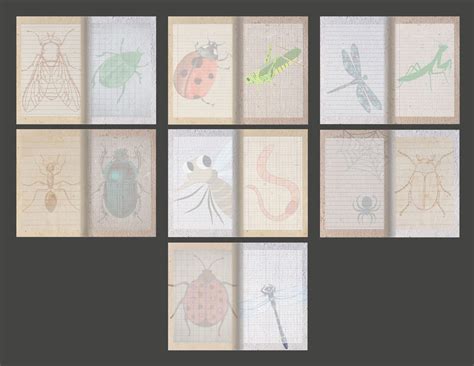 Bug Digital Journal 14 Patterns Journal Printable Journal Download Pdf Etsy