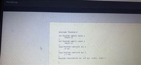 Solved The Edge Class Contains 2 Point2d Pointers And Other