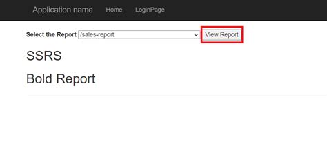 Verifying The Rendering Of Bold Reports And Ssrs Report Viewer A Sample Code
