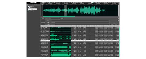 Tascam Audio File Manager Easy And Simple Audio File Browser With Waveform Display Tascam